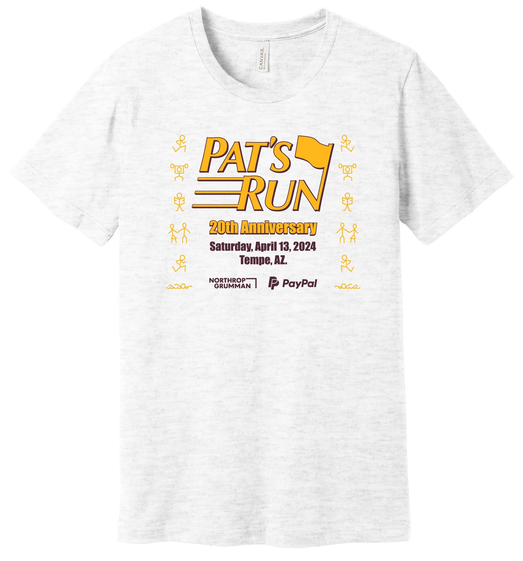 2024 Pat's Run Throwback Tee – Pat Tillman Foundation Store